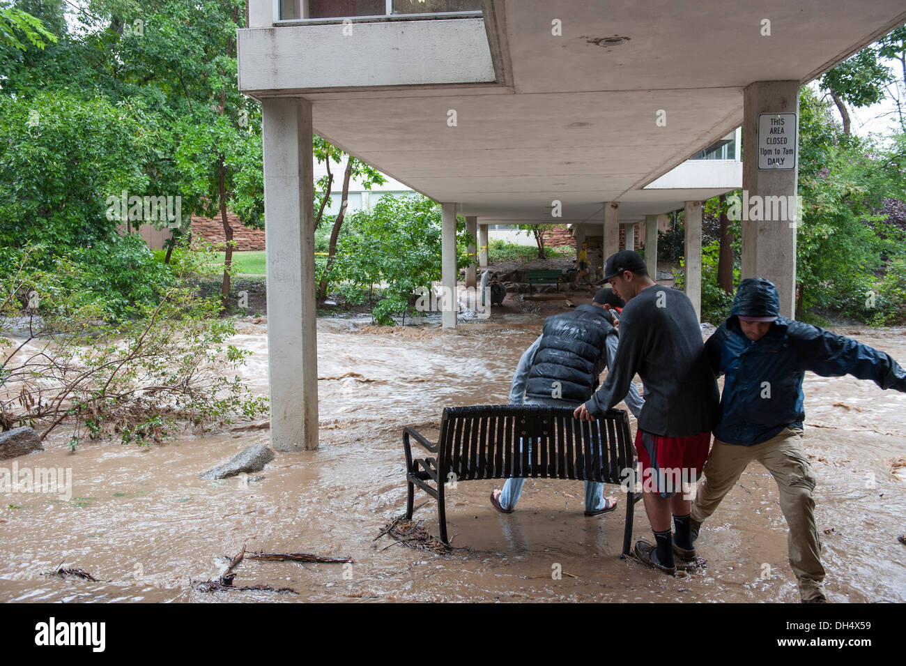 Boulder, CO Flood Stock Photo - Alamy