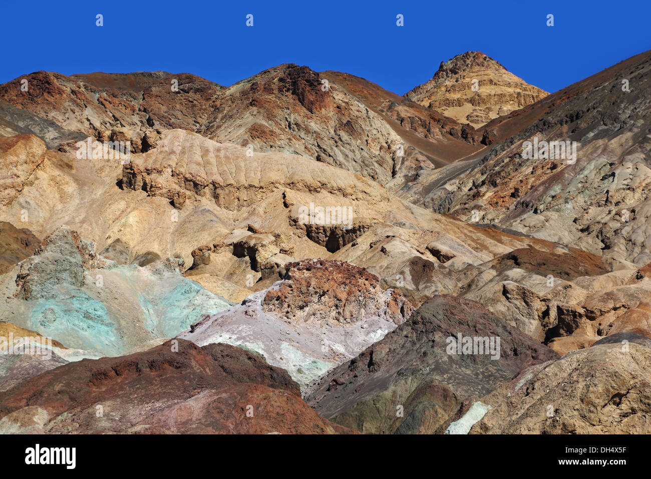 Multi-colored rocks in Death Valley Stock Photo - Alamy