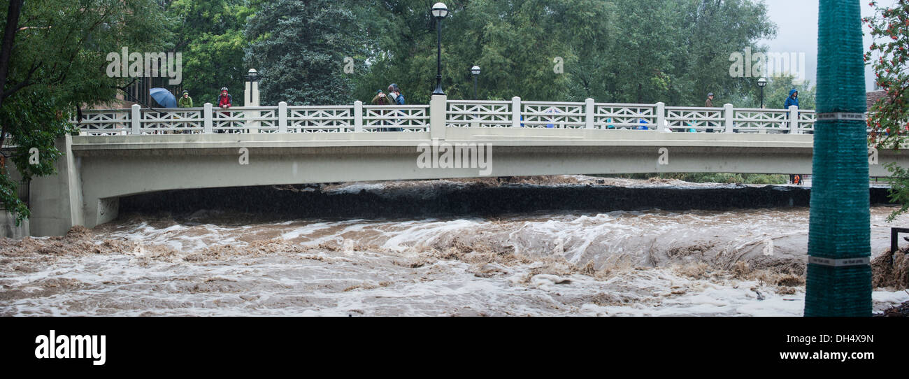 Boulder, CO Flood Stock Photo - Alamy