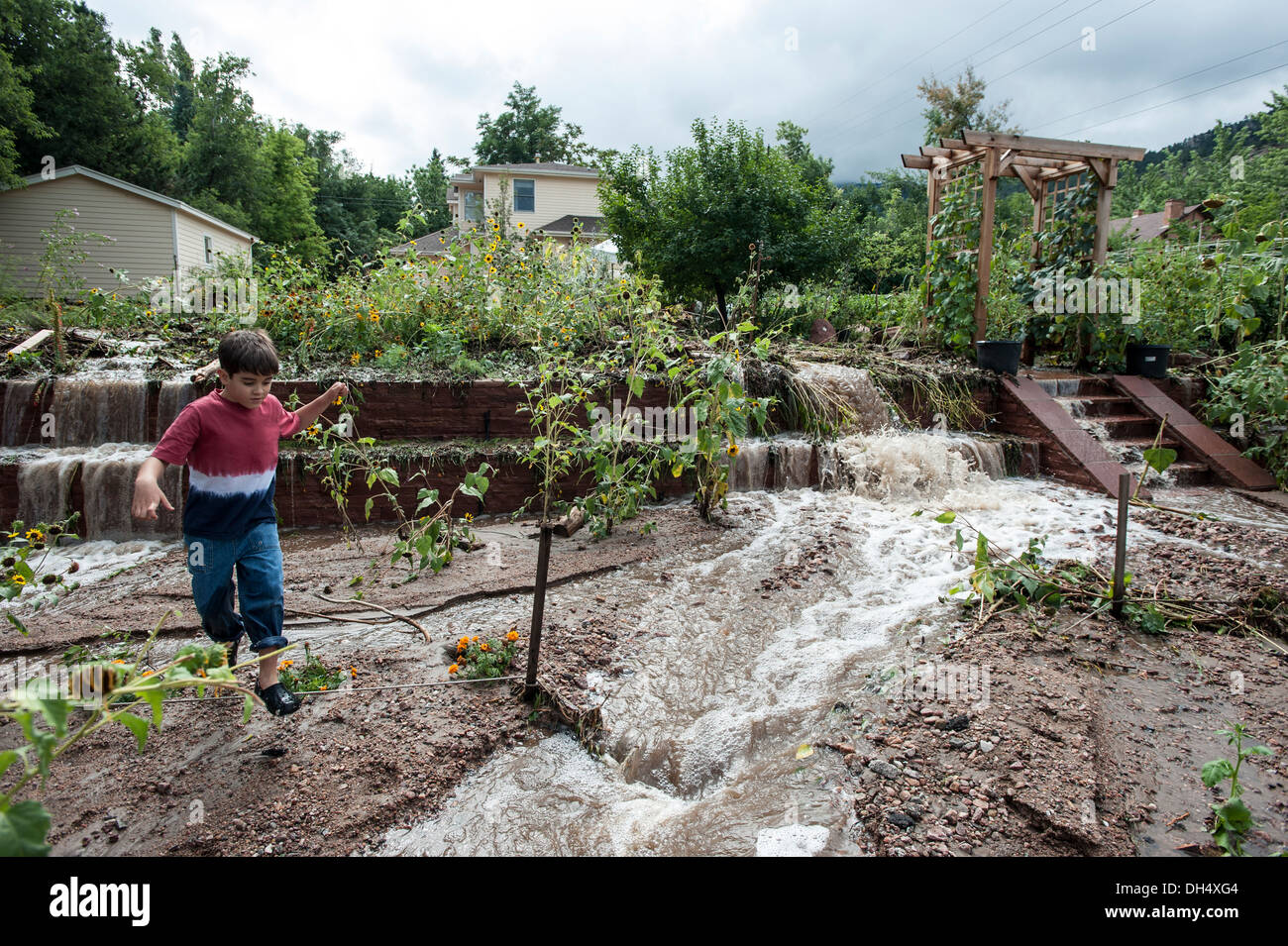 Boulder, CO Flood Stock Photo - Alamy