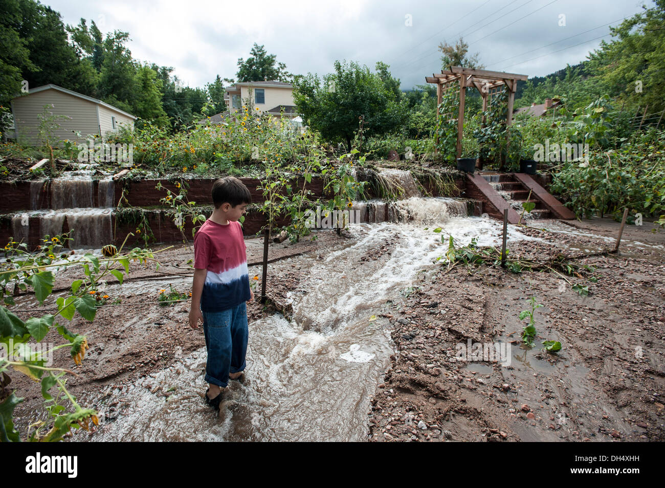 Boulder, CO Flood Stock Photo - Alamy