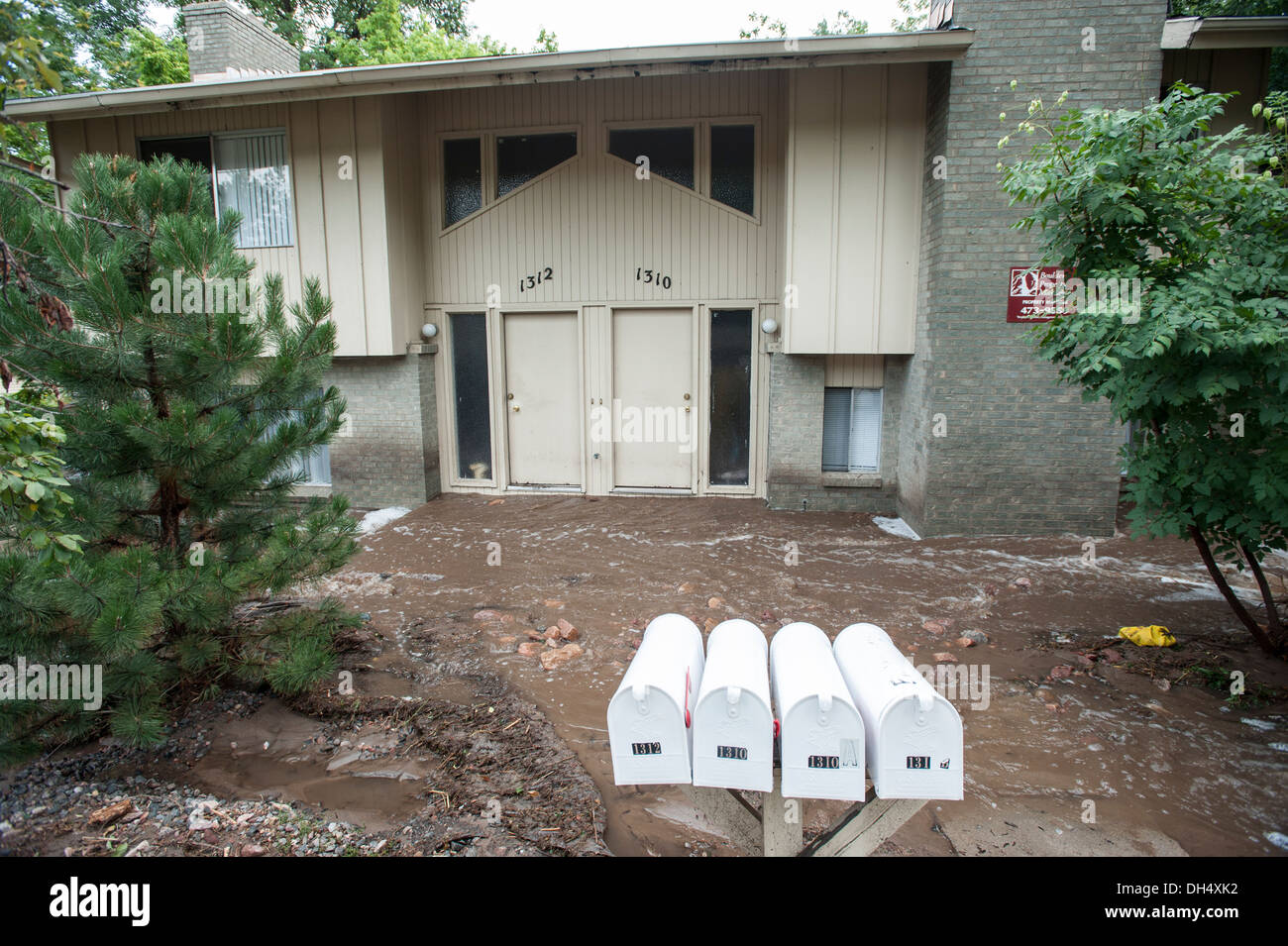 Boulder, CO Flood Stock Photo - Alamy