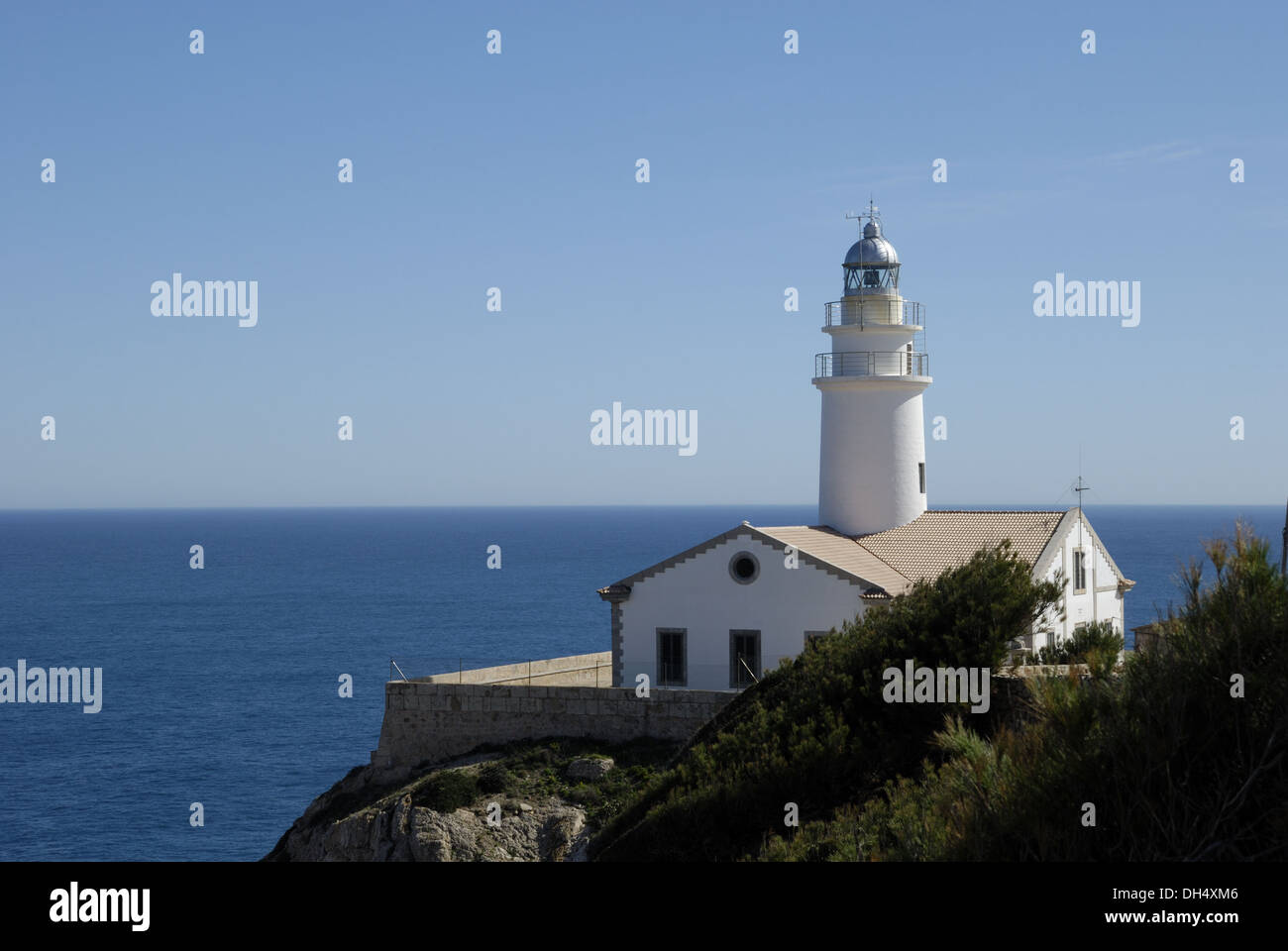 Capdepera Lighthouse in Cala Rajada Stock Photo - Alamy
