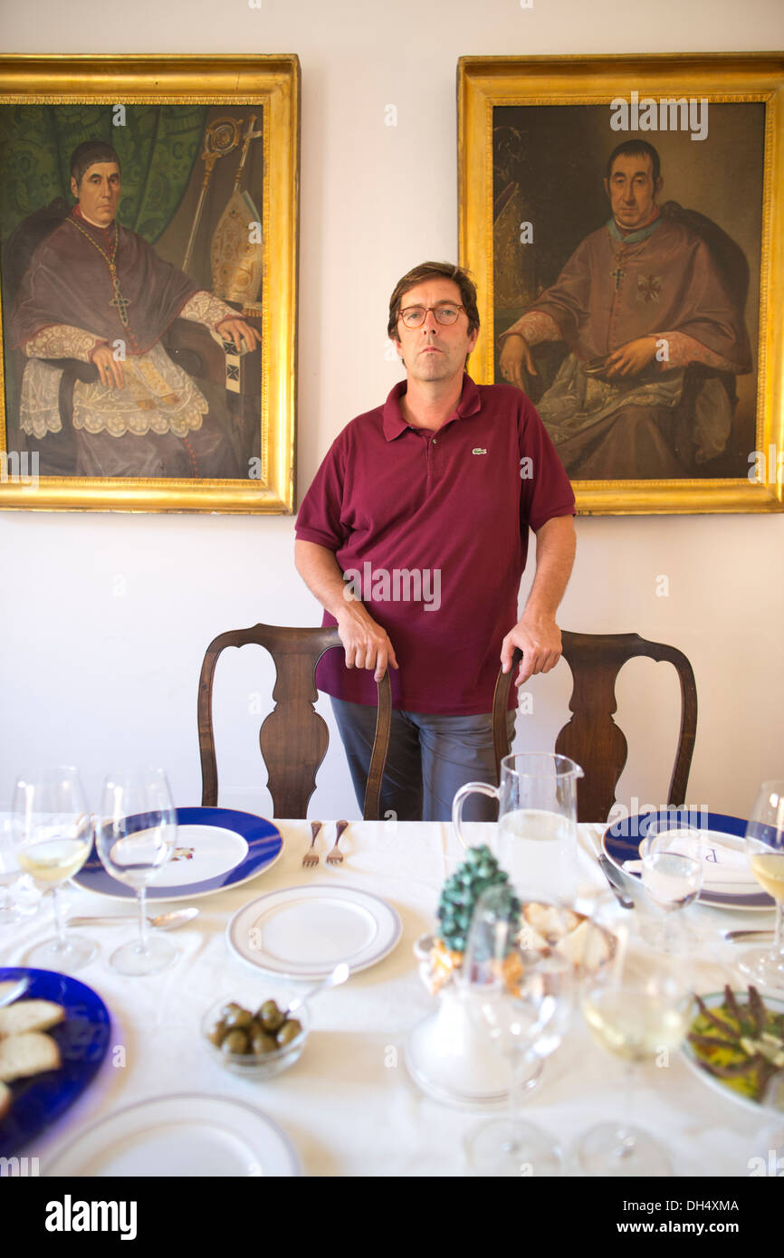 Alessio Planeta photographed at one of his vineyards, Planeta winery ...