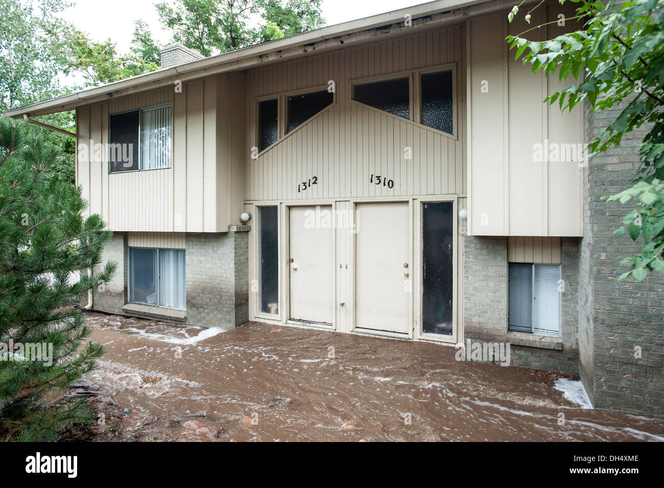 Boulder, CO Flood Stock Photo - Alamy