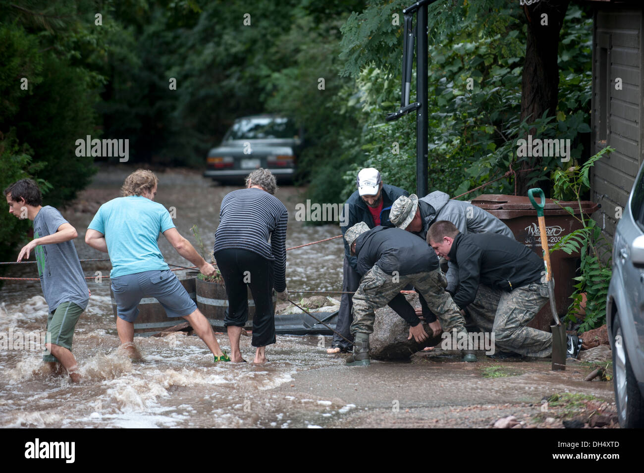 Boulder, CO Flood Stock Photo - Alamy