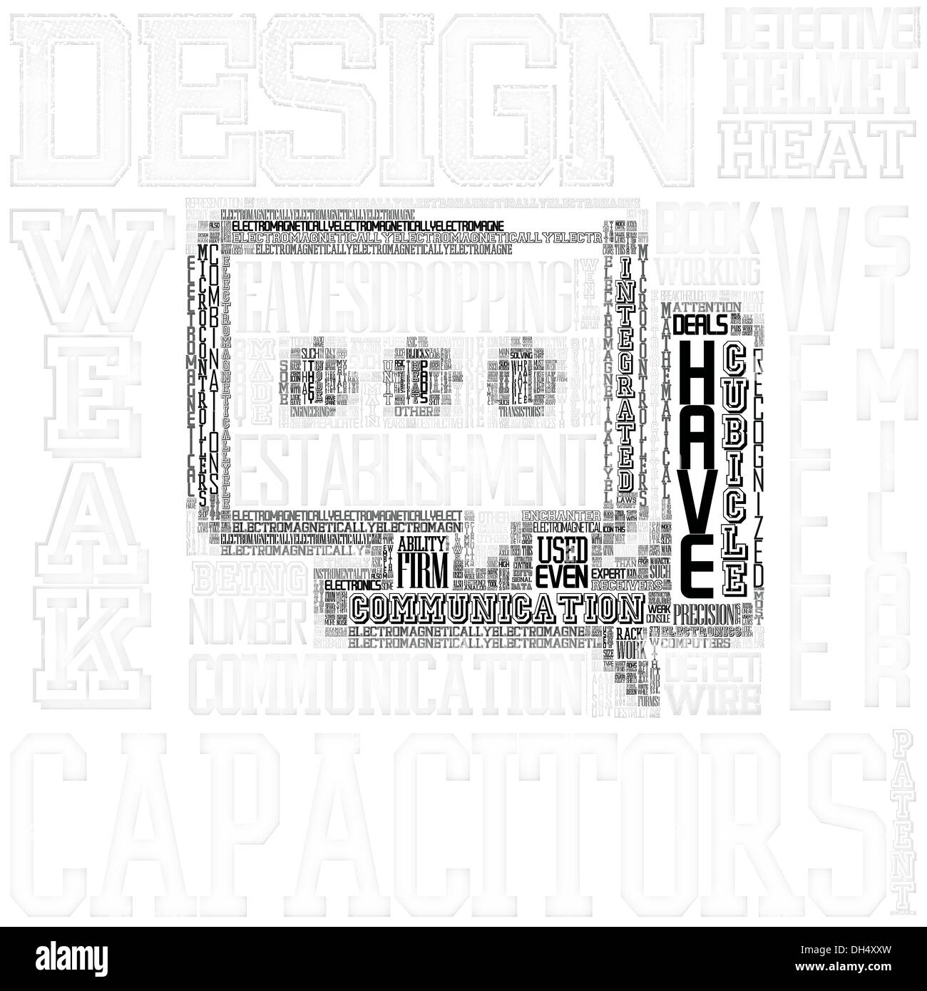 Typography designs for prints Black and White Stock Photos & Images - Alamy