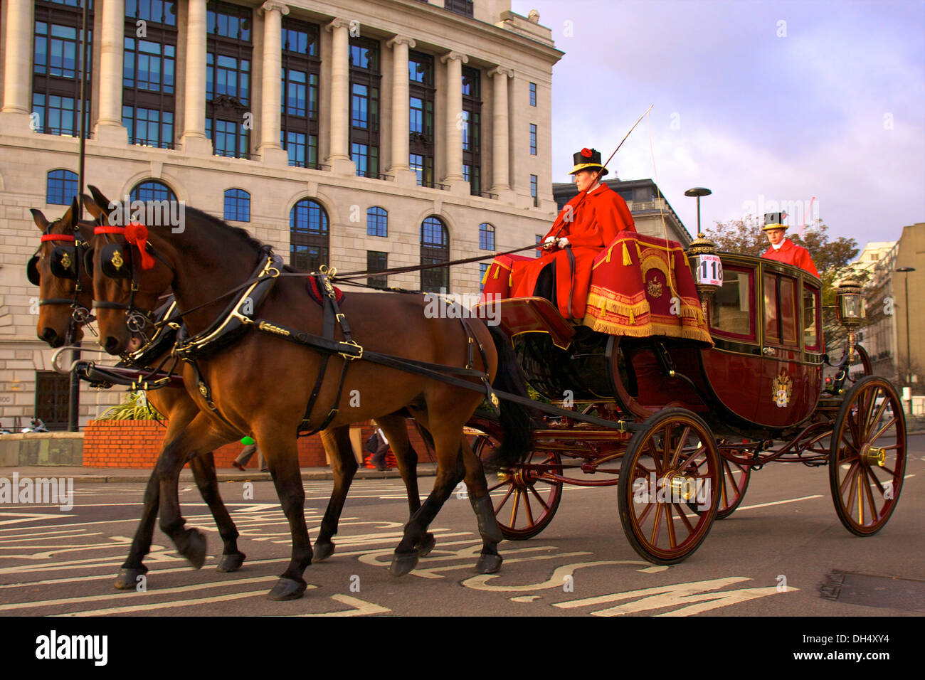 Horse and Carriage at Lord Mayors Show, London, England Stock Photo - Alamy