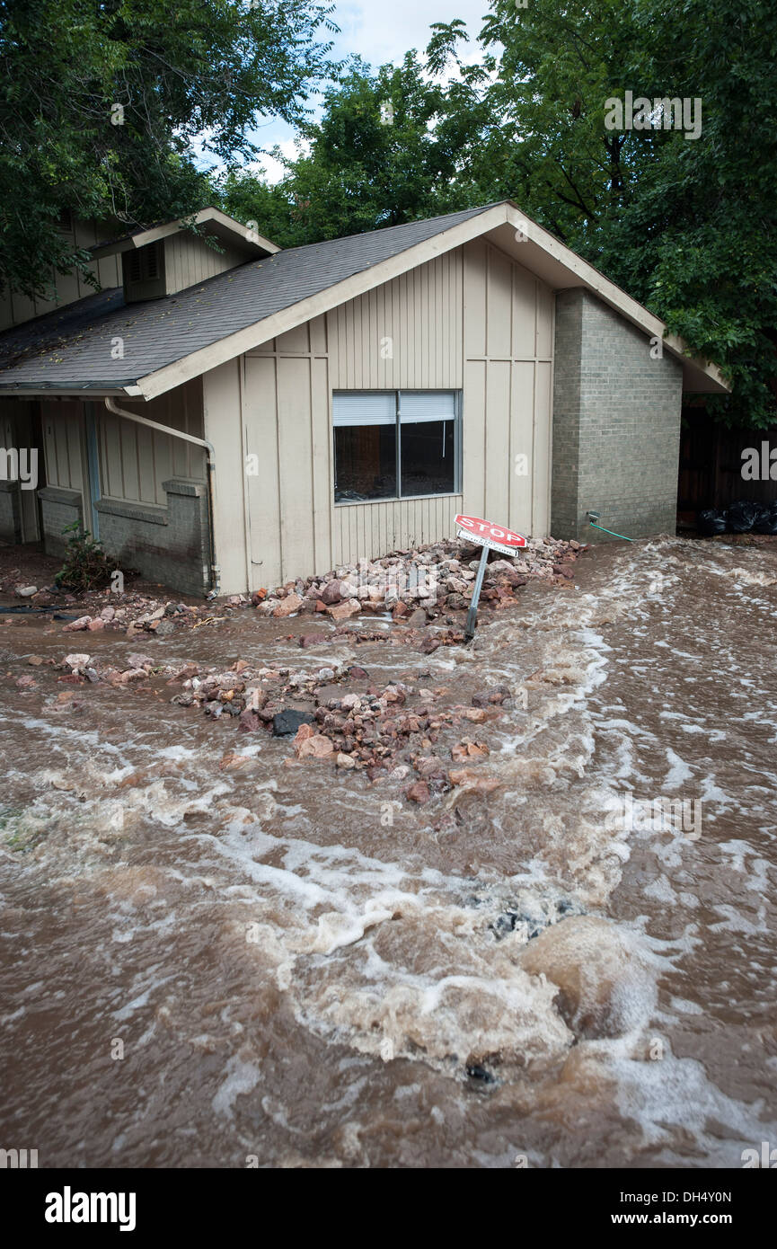 Boulder, CO Flood Stock Photo - Alamy