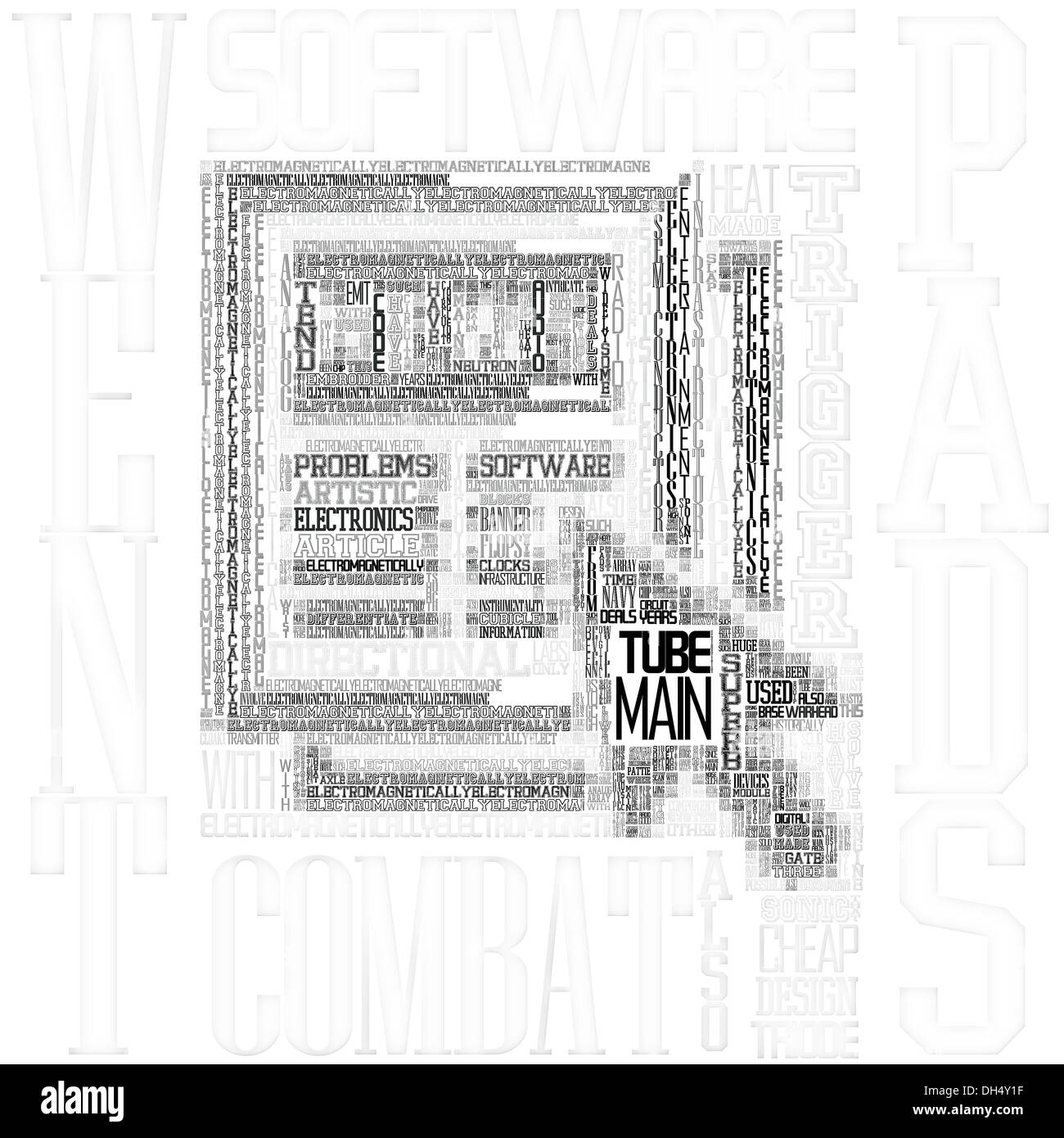 Typography designs for prints Black and White Stock Photos & Images - Alamy