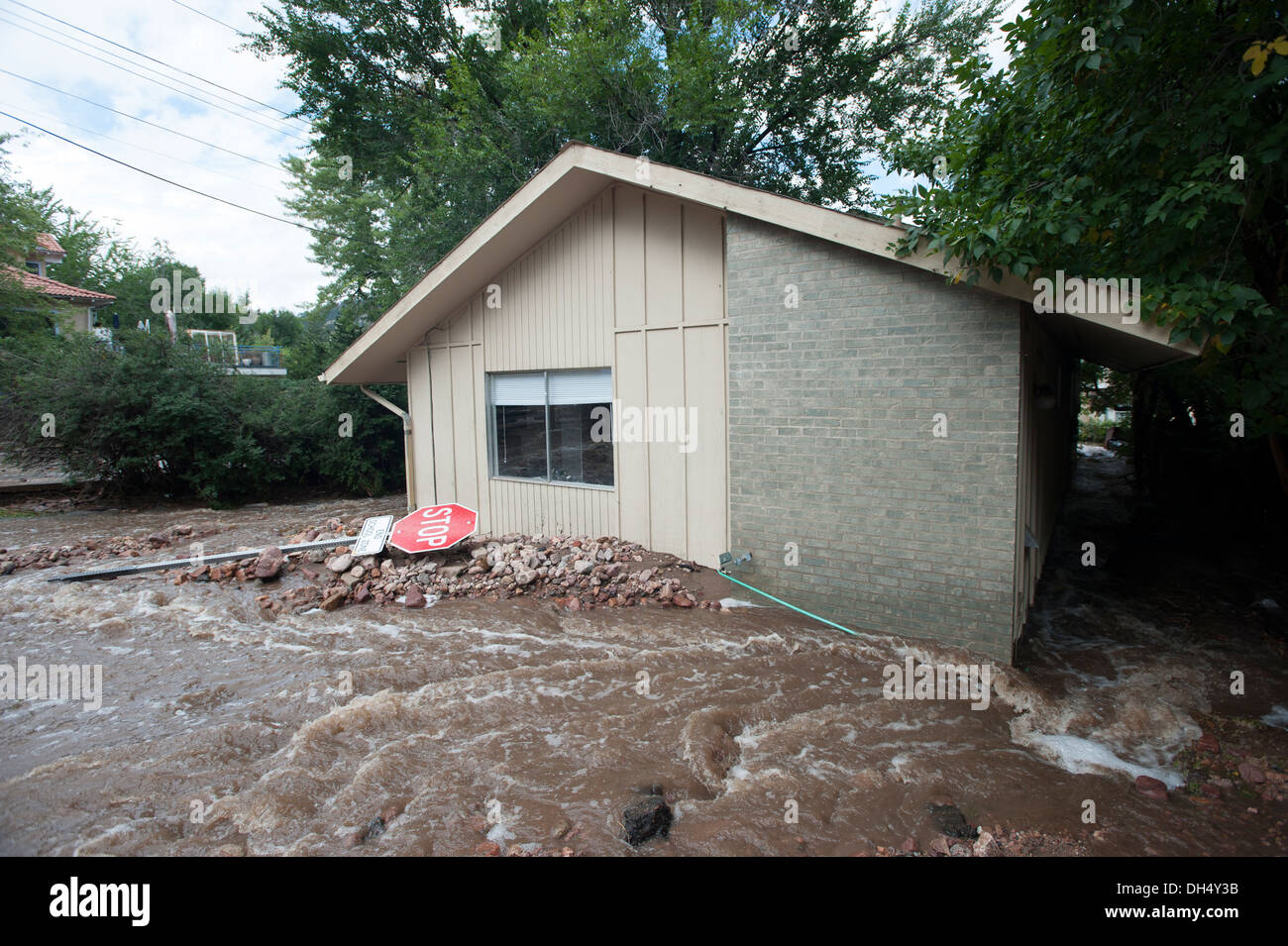 Boulder, CO Flood Stock Photo - Alamy
