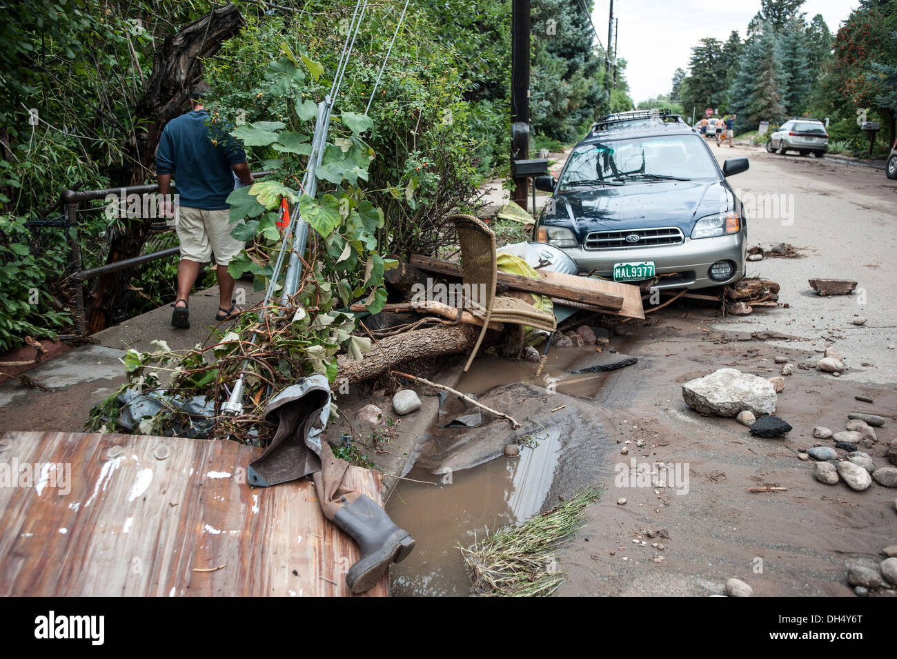 Boulder, CO Flood Stock Photo - Alamy