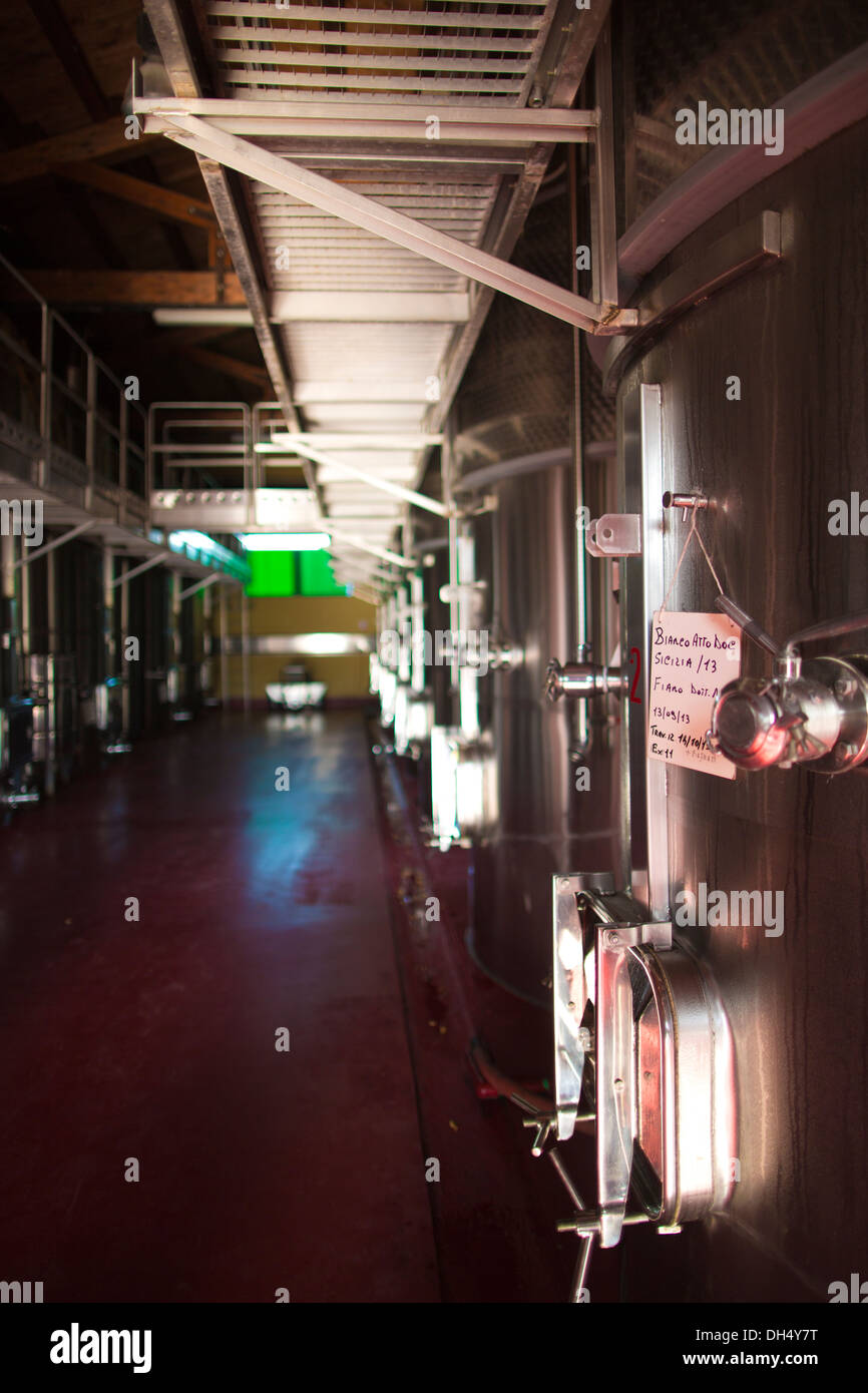 Planeta winery, the Ulmo estate , located near Sambuca di Sicilia ...