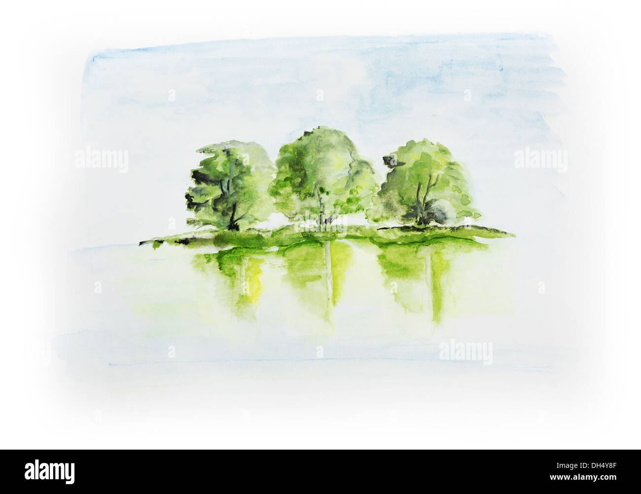 Lush trees Cut Out Stock Images & Pictures - Alamy