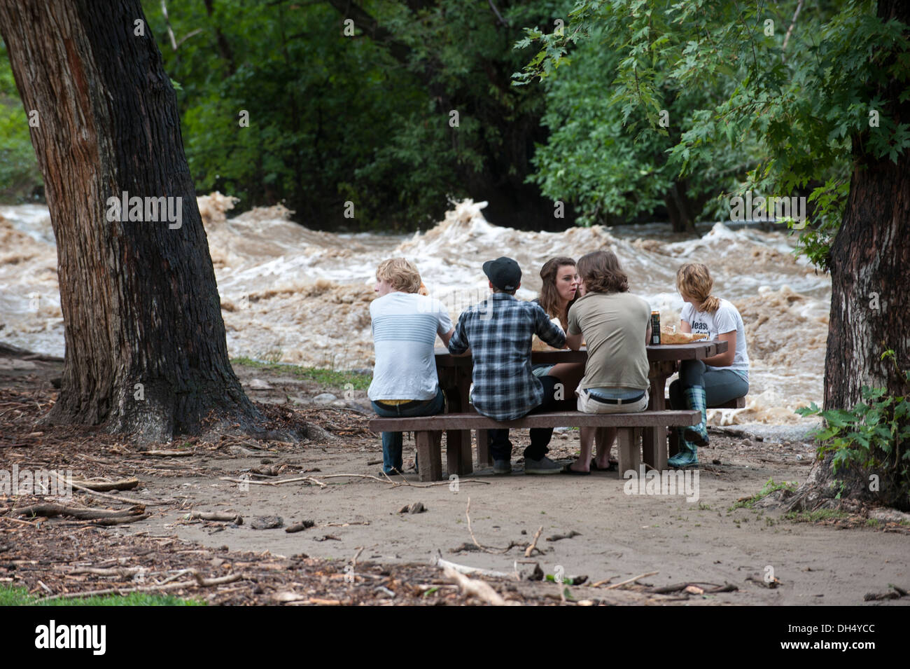 Boulder, CO Flood Stock Photo - Alamy