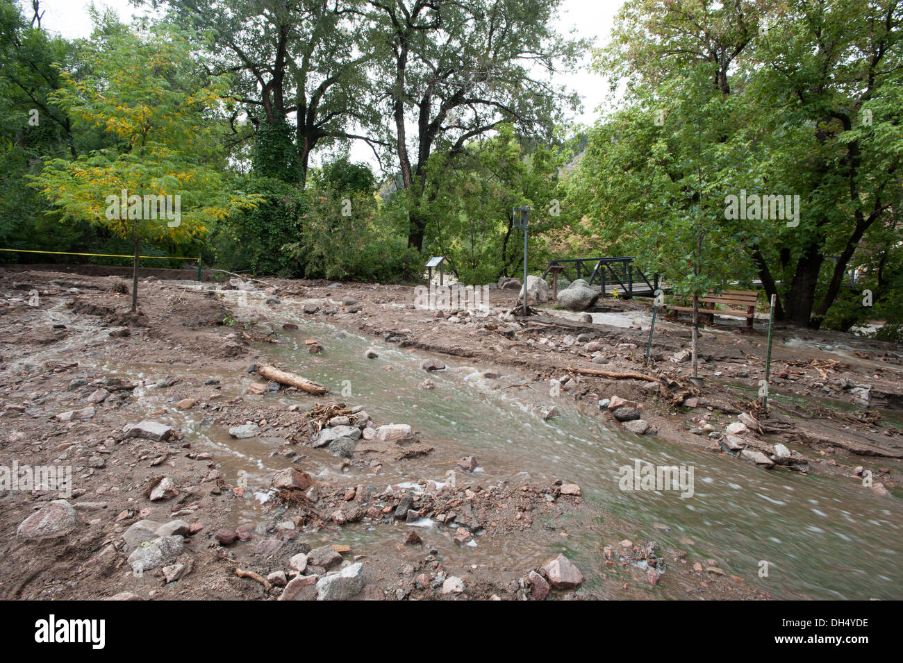 Boulder, CO Flood Stock Photo - Alamy