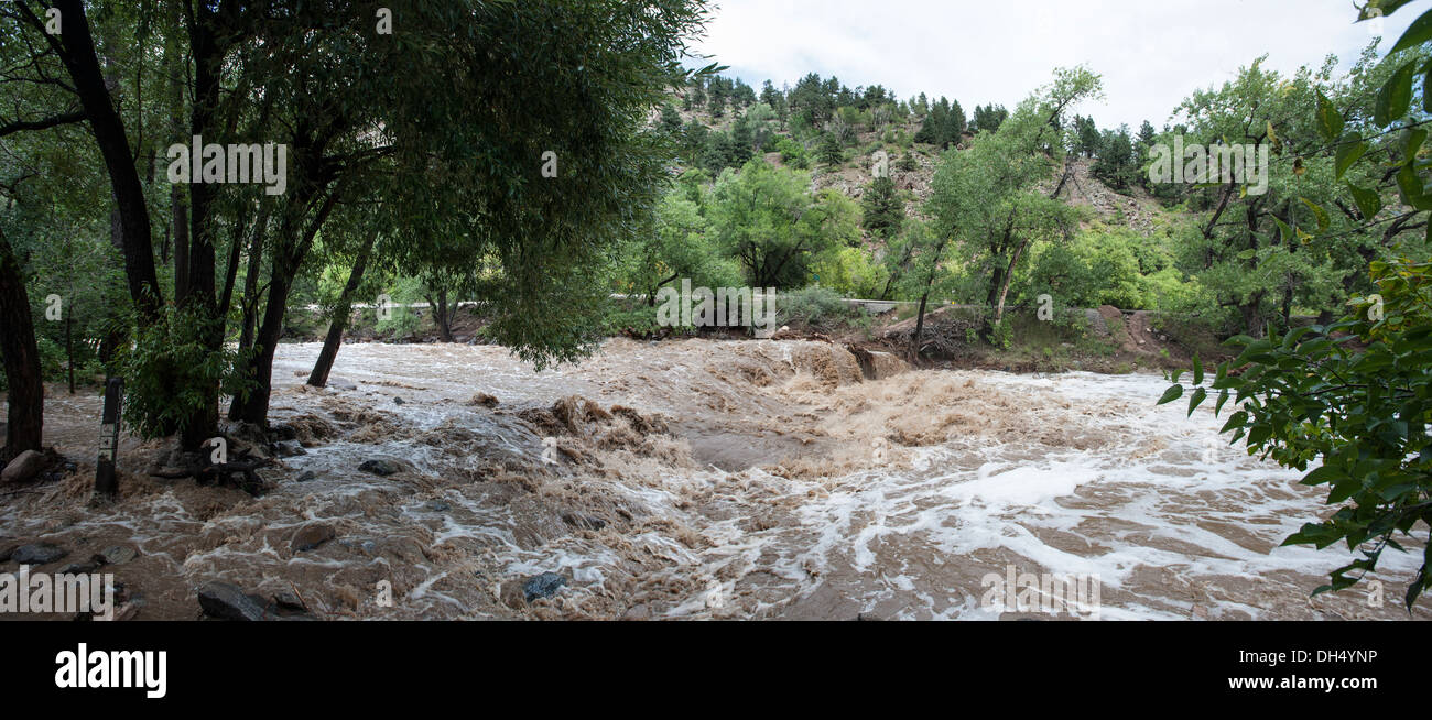 Boulder, CO Flood Stock Photo - Alamy