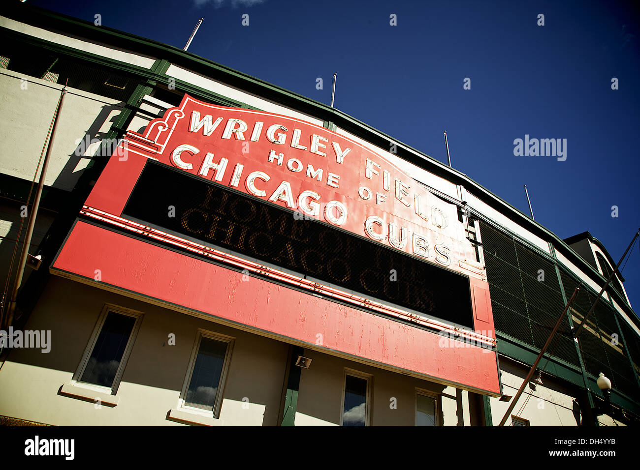 The Wrigley Field Baseball Stadium is Home of the Chicago Cubs since ...