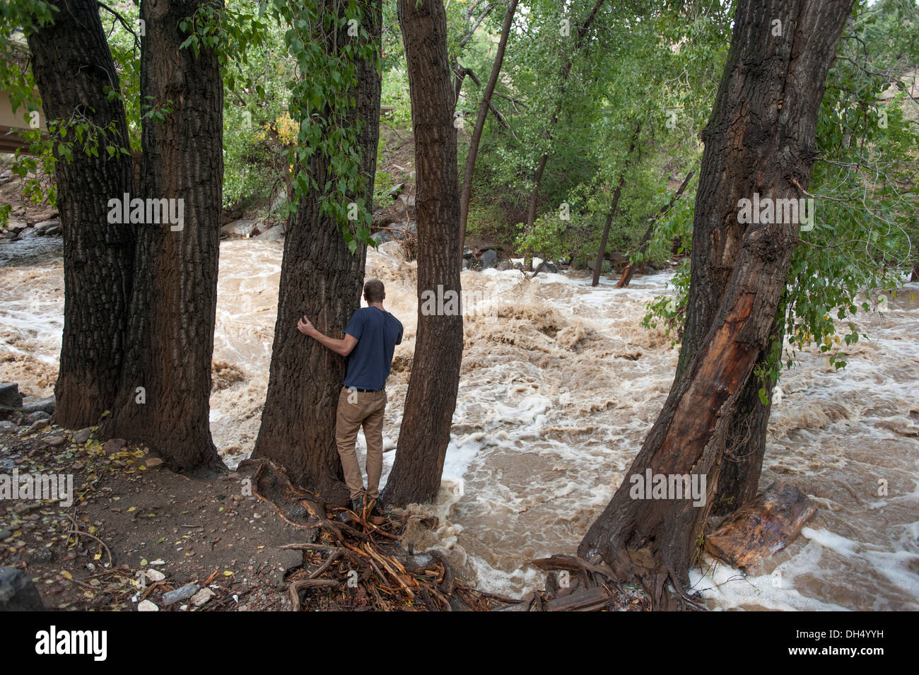 Boulder, CO Flood Stock Photo - Alamy