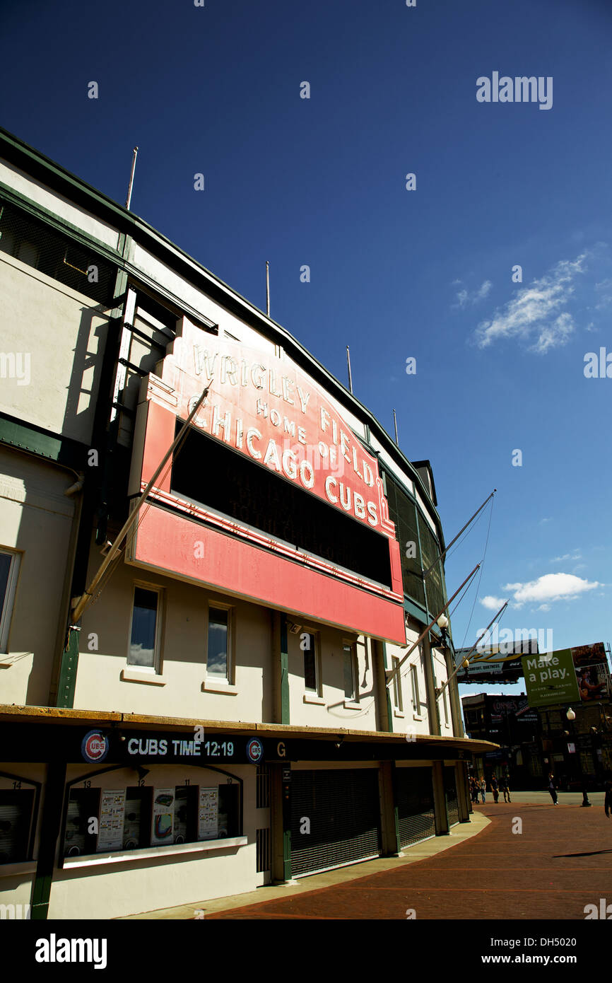The Wrigley Field Baseball Stadium is Home of the Chicago Cubs since ...