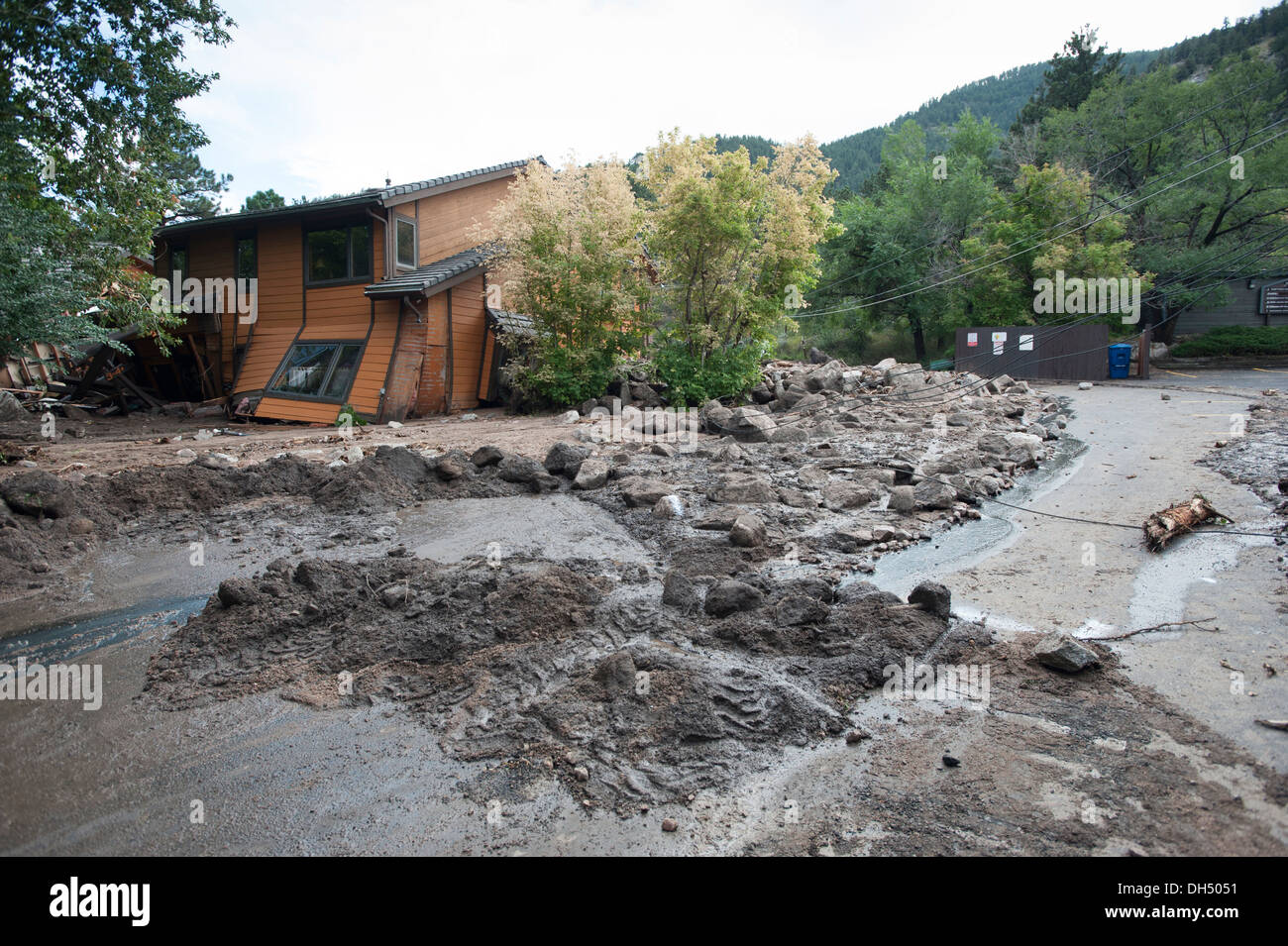 Boulder, CO Flood Stock Photo - Alamy