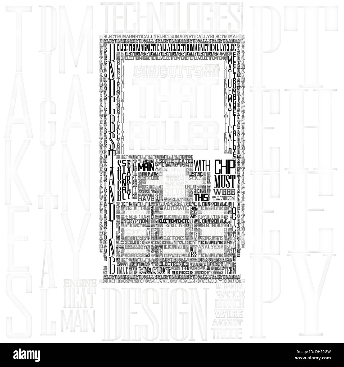 Abstract typography Cut Out Stock Images & Pictures - Alamy