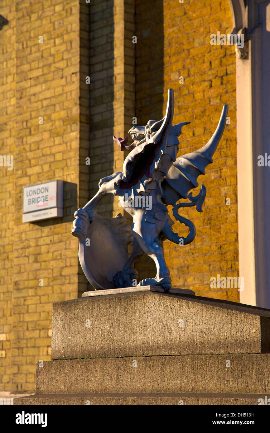 The Dragon, Symbol of London, London, England Stock Photo - Alamy