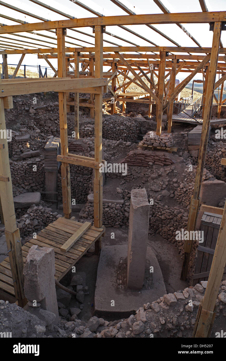 Early neolithic Gobekli Tepe, Sanliurfa south east Turkey Stock Photo ...
