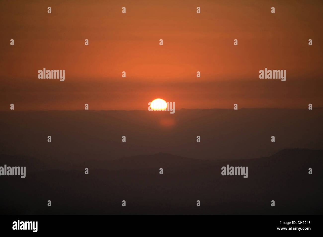 The rising sun Stock Photo - Alamy