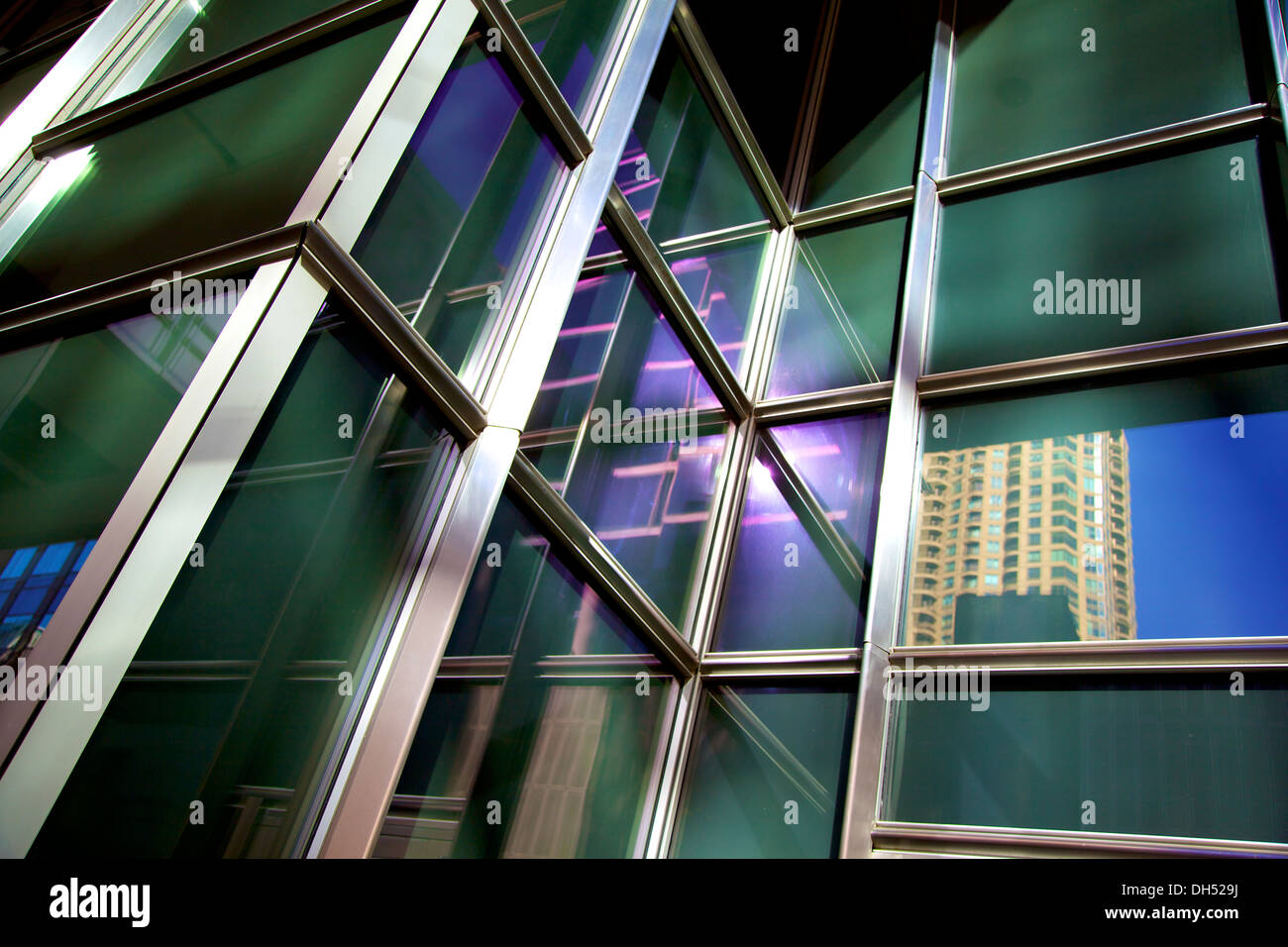 Abstract background of modern glass building Stock Photo - Alamy