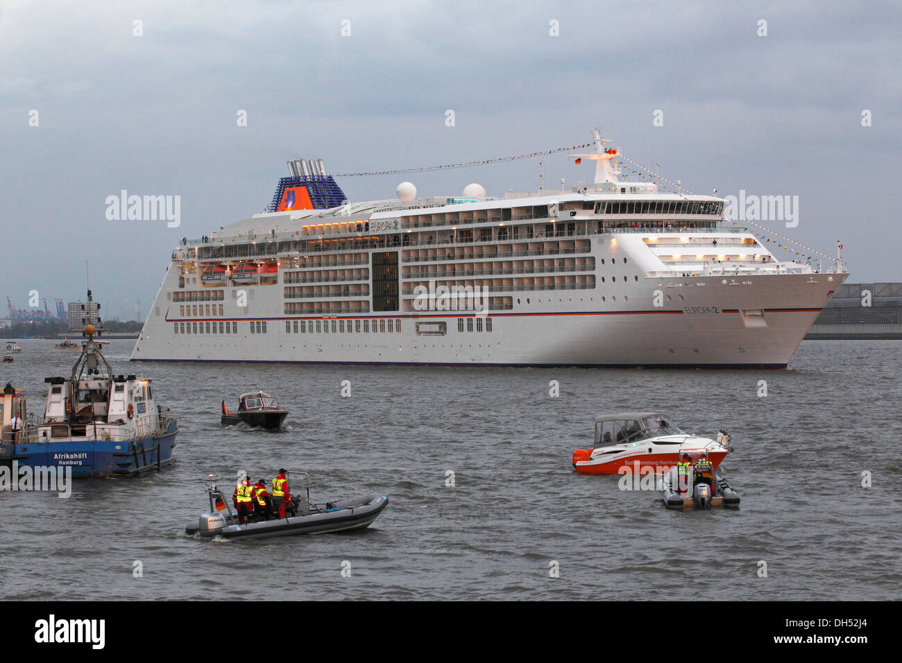 New cruise ship Europa 2 from the Hapag-Lloyd shipping company on the ...