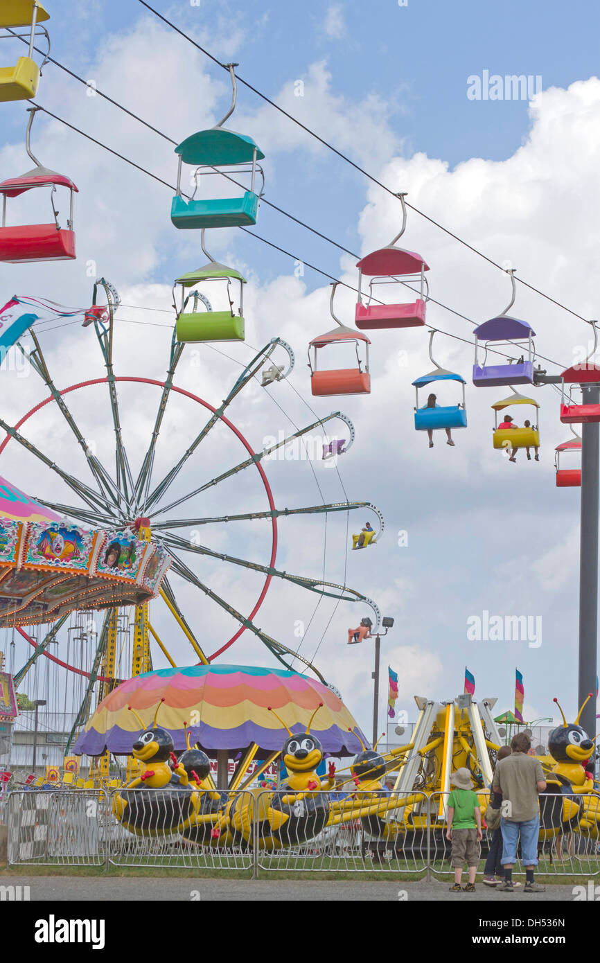 People enjoy colorful and exciting rides at the North Carolina Mountain ...