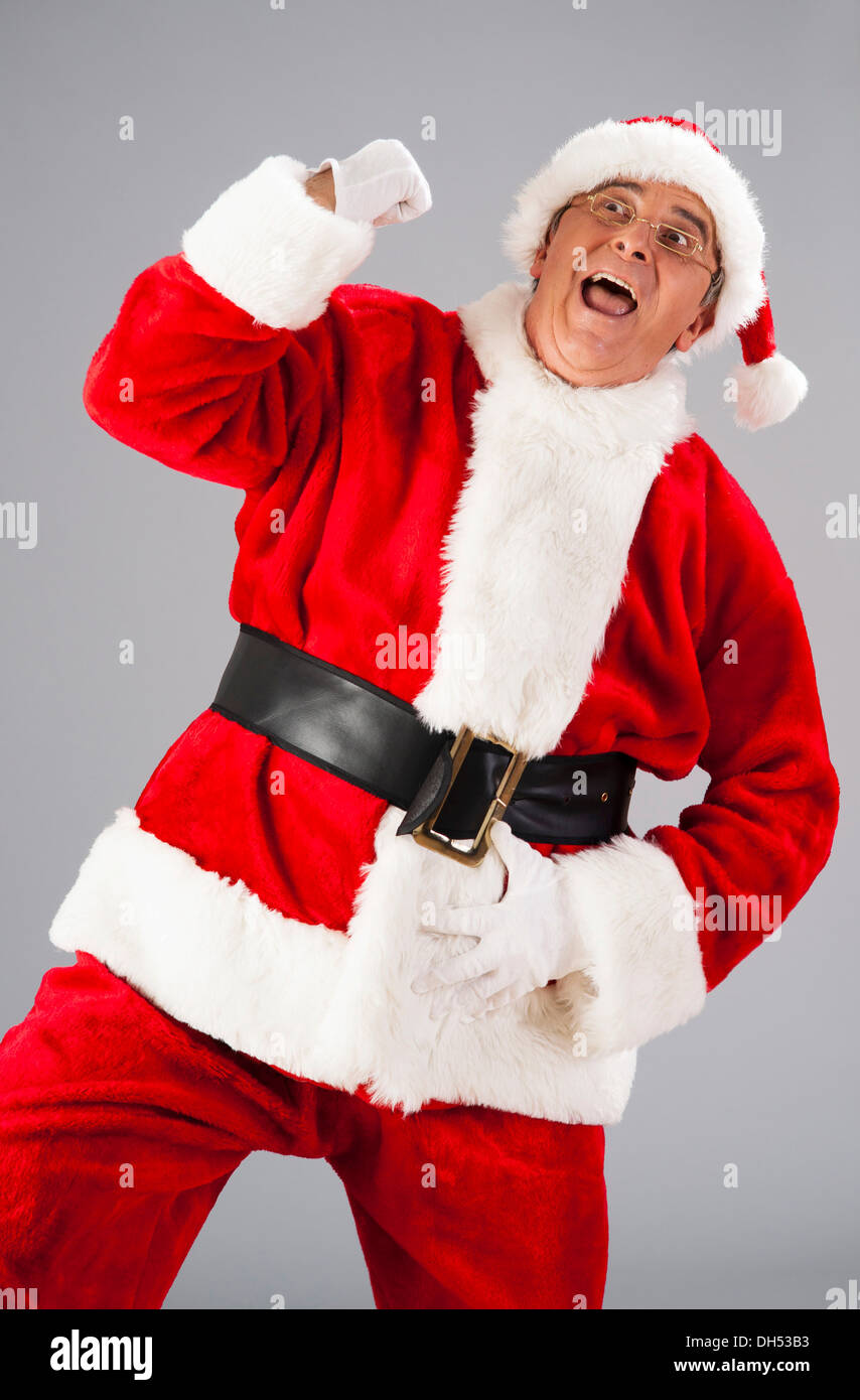 Cheering santa claus hi-res stock photography and images - Alamy