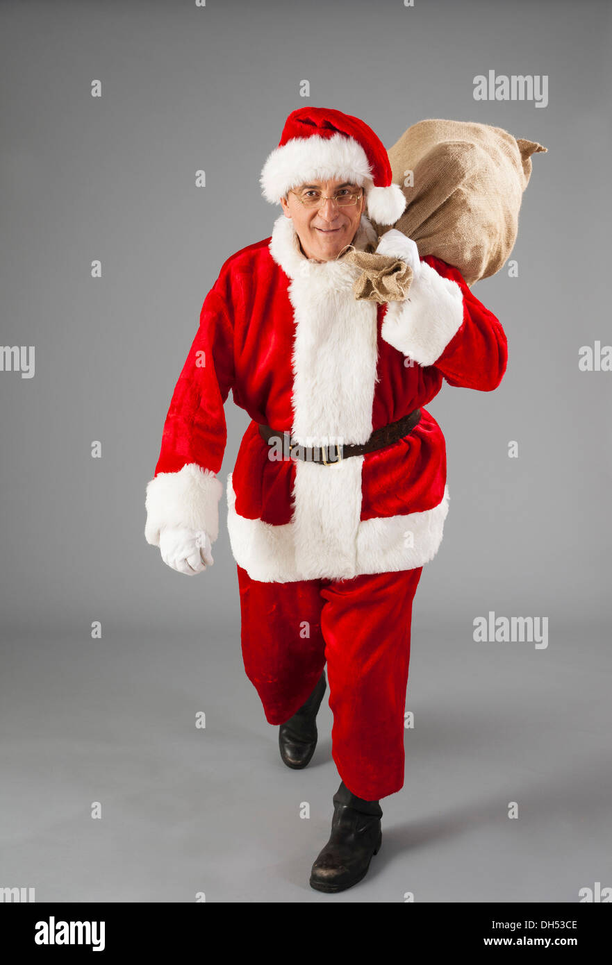 Person inside santa sack hi-res stock photography and images - Alamy