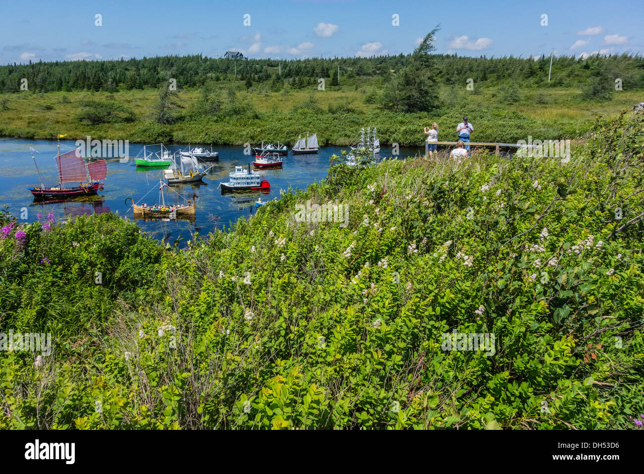 Views of Maxwell Morgan's "River of Boats," a collection of hand-made ...