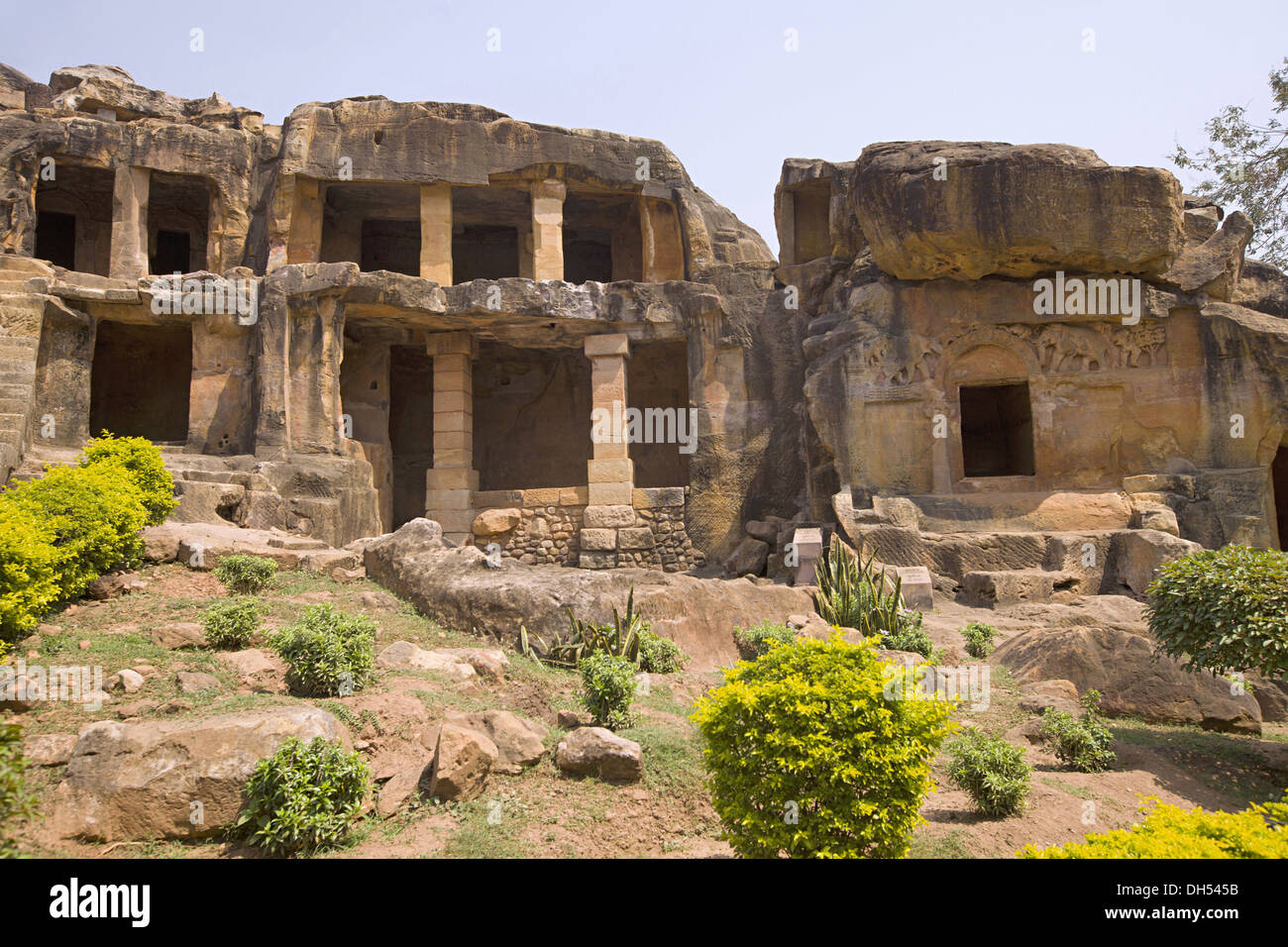 Left: Cave 4 : Alakapuri Gumpha, Udaygiri Caves, Odisha, India Stock ...
