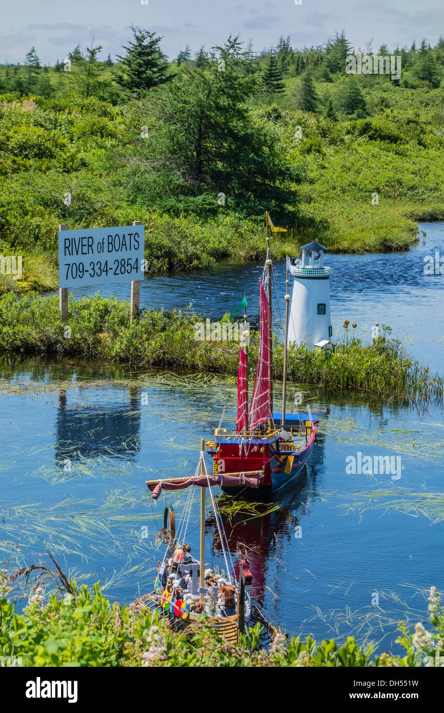 Views of Maxwell Morgan's "River of Boats," a collection of hand-made ...