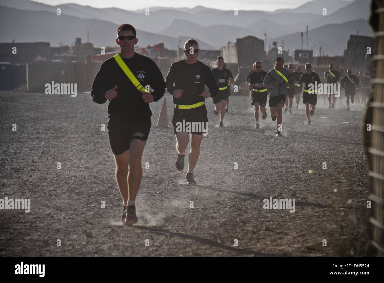 PAKTYA PROVINCE, Afghanistan – Dust flies from the feet of U.S. Army ...