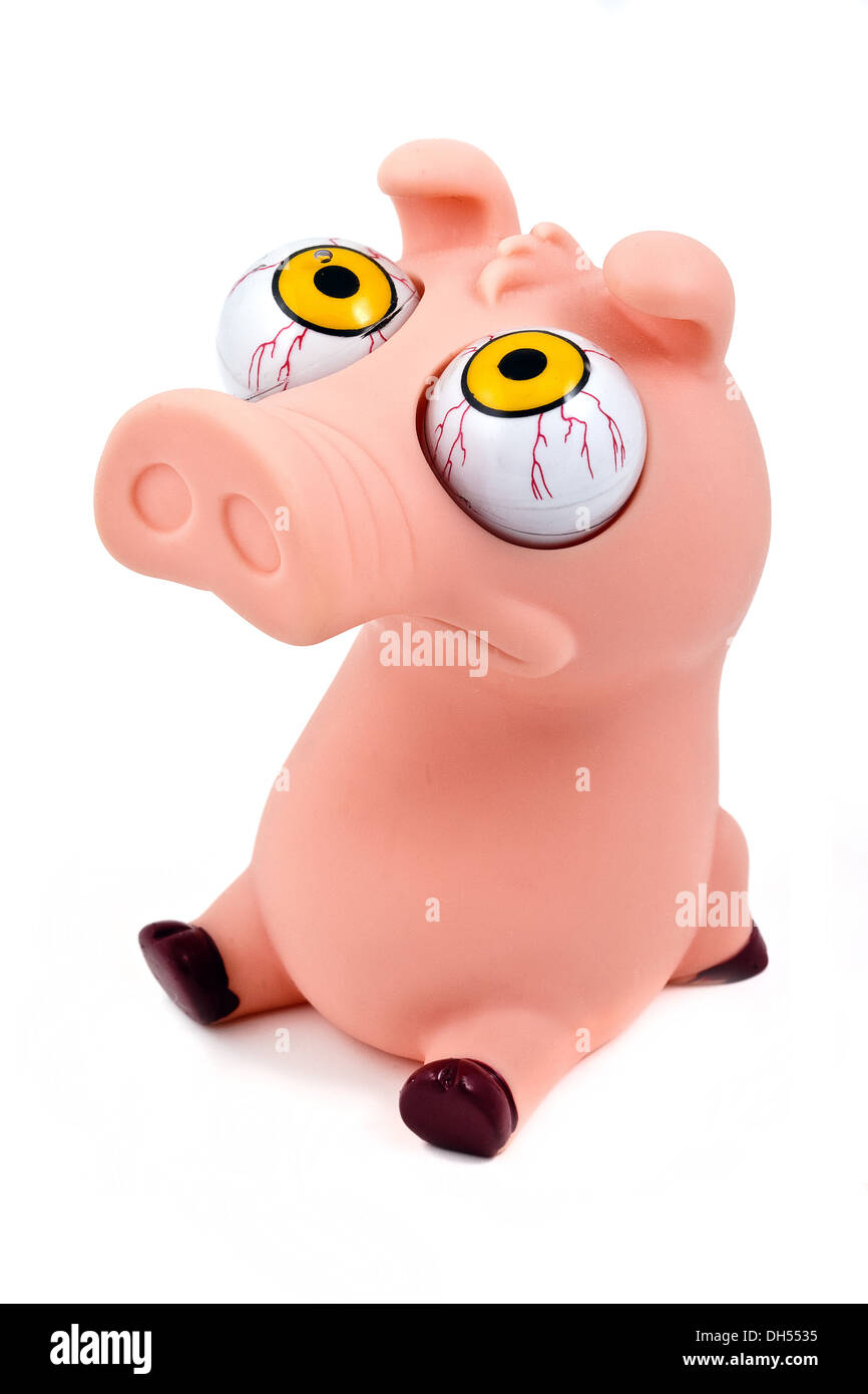 Funny pig toy Stock Photo - Alamy