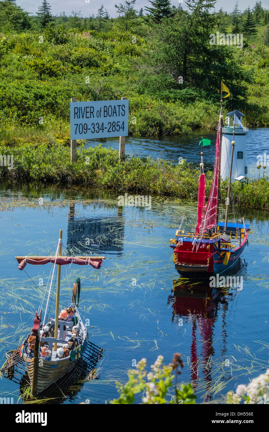 Views of Maxwell Morgan's "River of Boats," a collection of hand-made ...