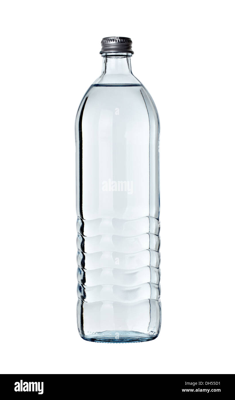 Glass water bottle Cut Out Stock Images & Pictures - Alamy