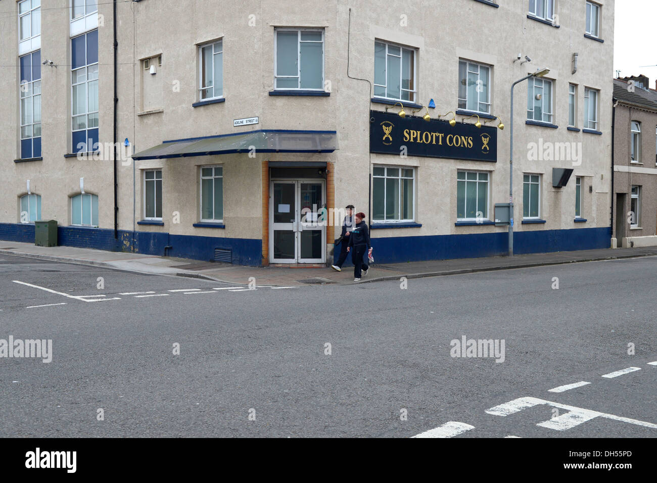 The Splott Conservative Club known locally as the Splott Cons Stock ...