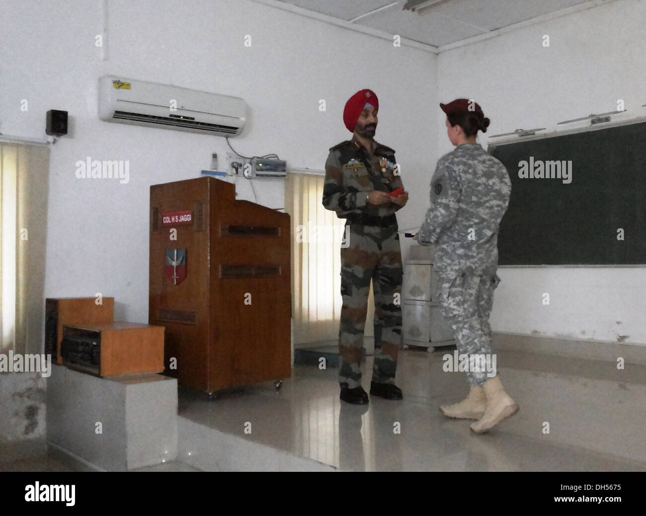 U.S. Army 1st Lt. Laura Condyles (right) with the 725th Brigade Support ...