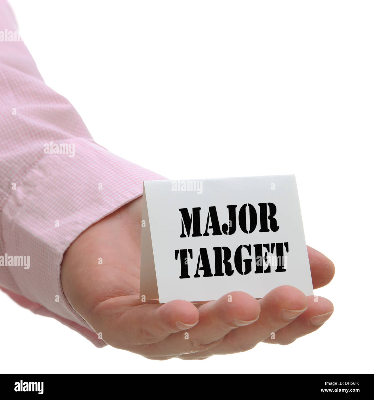 Major Target - Sign Series Stock Photo - Alamy