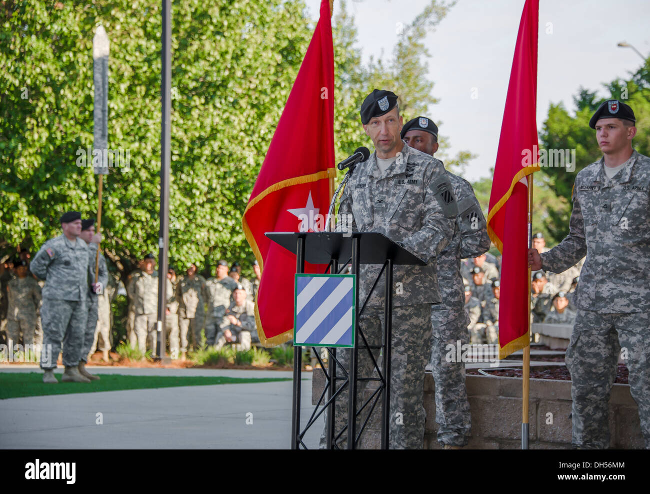 Col. Scott Jackson, commander, 2nd Armored Brigade Combat Team ...
