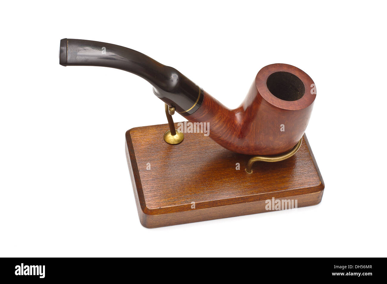 Wooden pipe on stand hi-res stock photography and images - Alamy