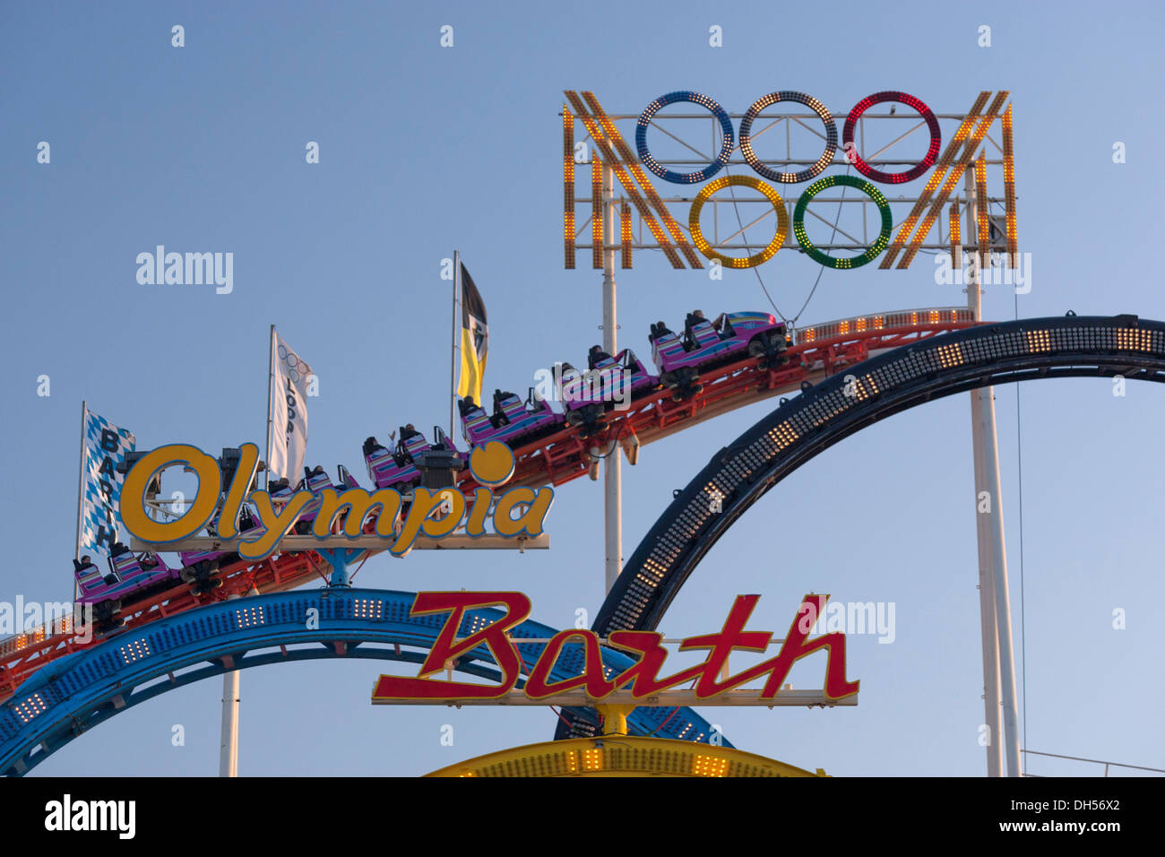 Olympia Looping, The world's largest beer festival Munich, Germany ...