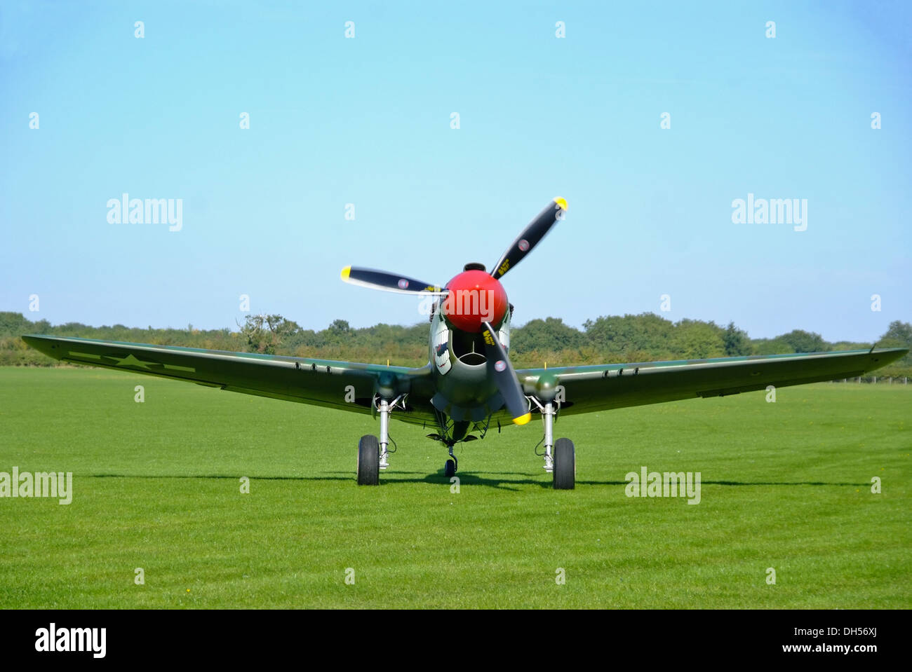 P-40 Curtiss Kittyhawk World War Two Fighter Plane Stock Photo - Alamy