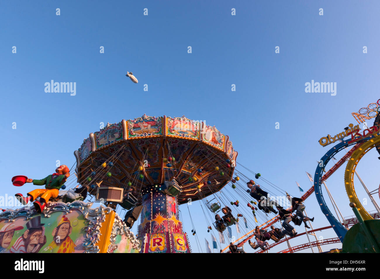 Chair swing ride or Chair-O-Planes in the world's largest beer festival ...