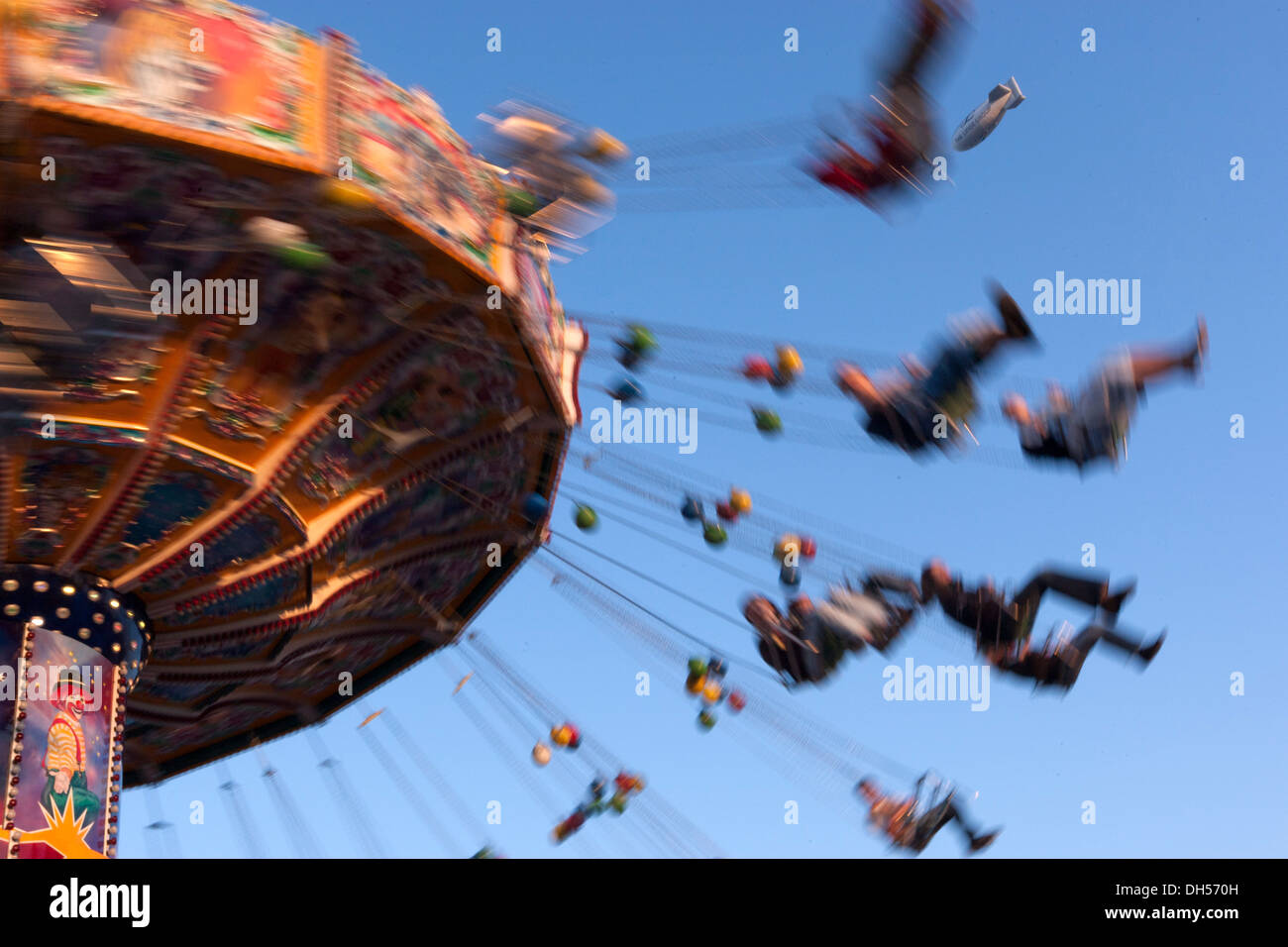 Chair swing ride or Chair-O-Planes in the world's largest beer festival ...